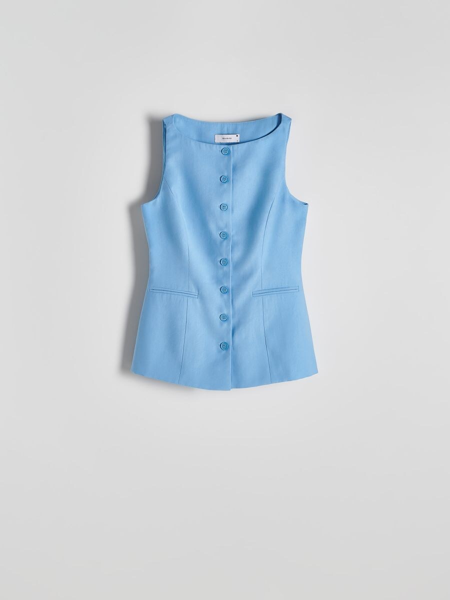 Gilet panciotto Colore azzurro - RESERVED - 128BP-50X