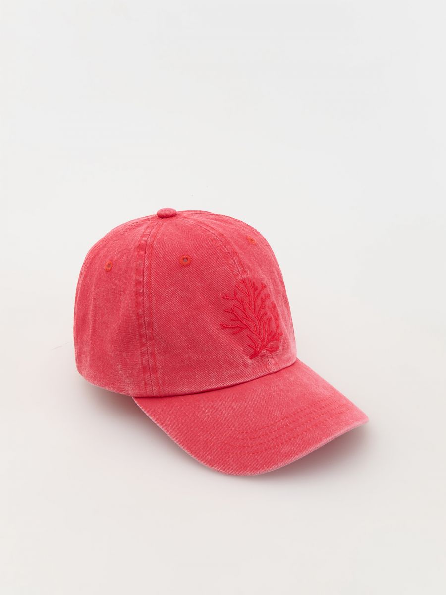 Cap with embroidery Color red - RESERVED - 5165Y-33X