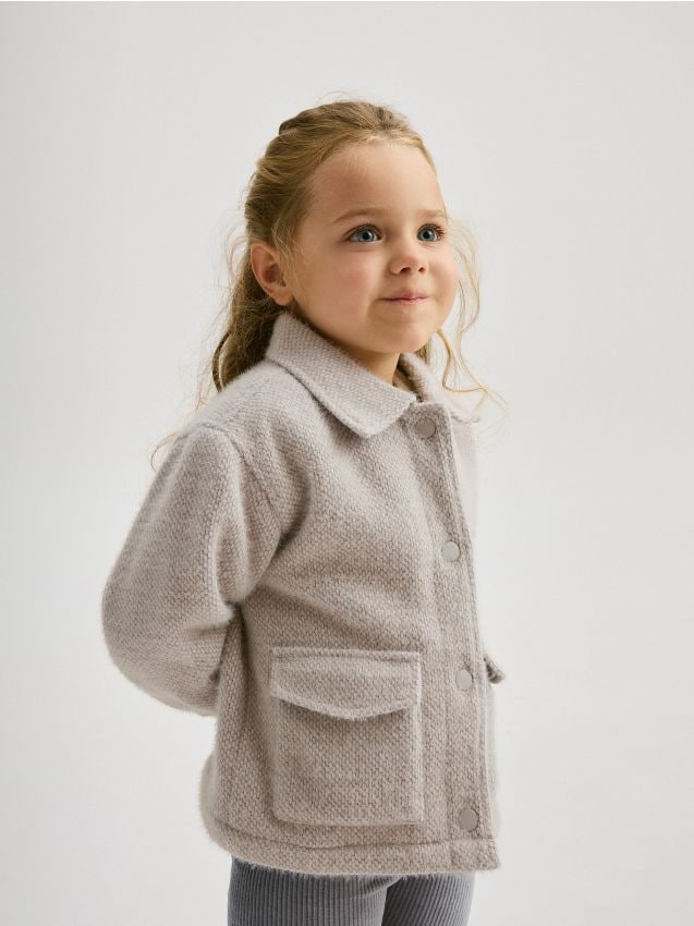 Връхна риза Цвят Светло сиво - RESERVED - 104BG-09X